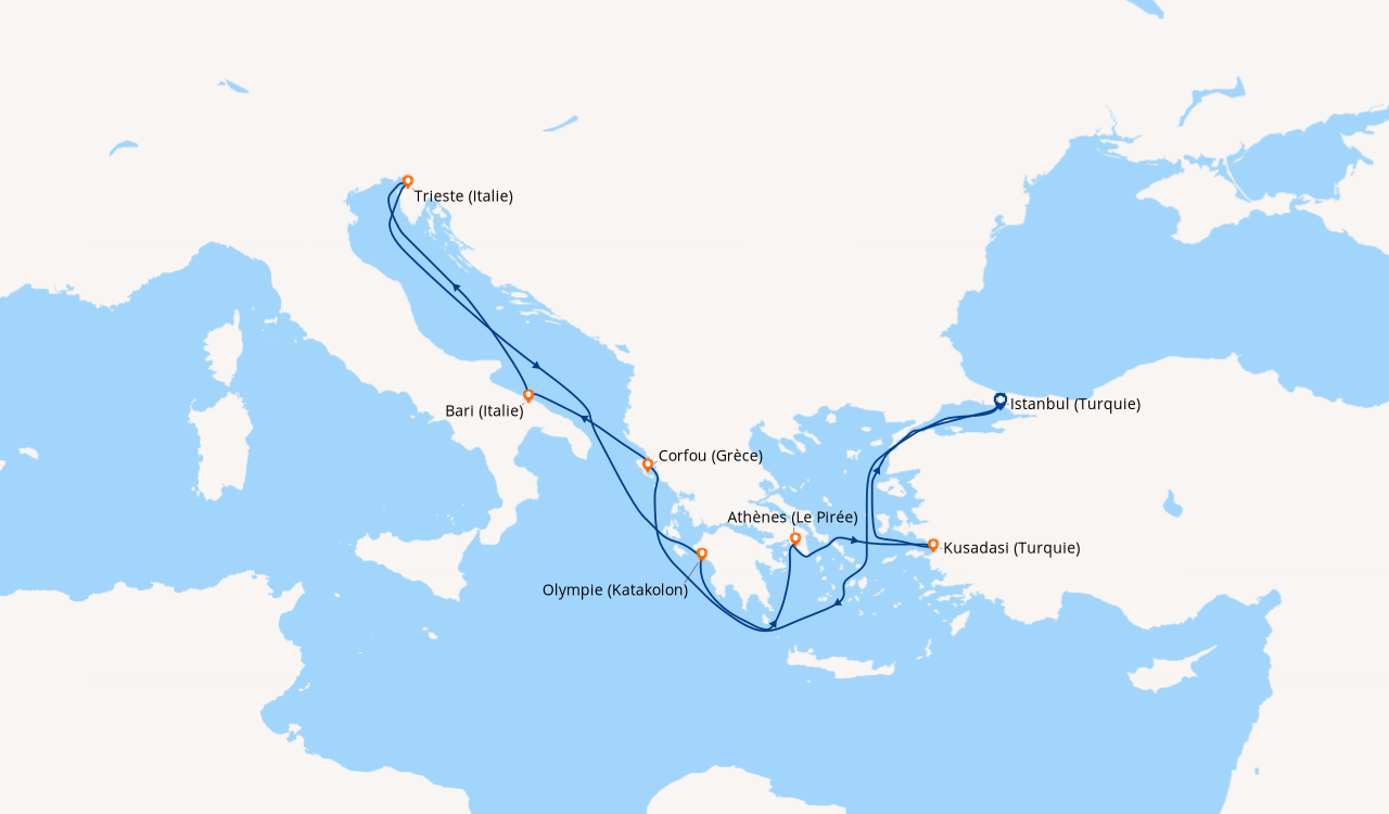 Croisiere Grèce & Turquie d\'Istanbul - 8000147