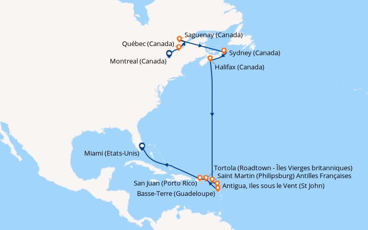 Croisiere Montreal (Canada), Québec (Canada), Saguenay ... - 8020260