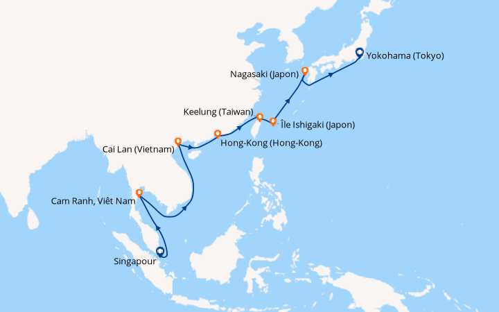 Croisiere Southeast Asia & Japan - 385898