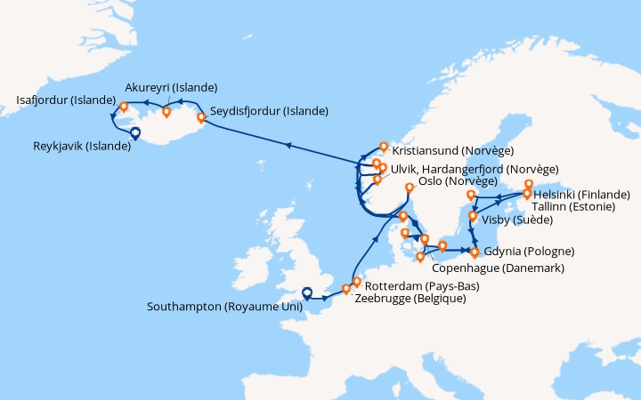 Croisiere Scandinavia & Viking Fjords Explorer - 390036