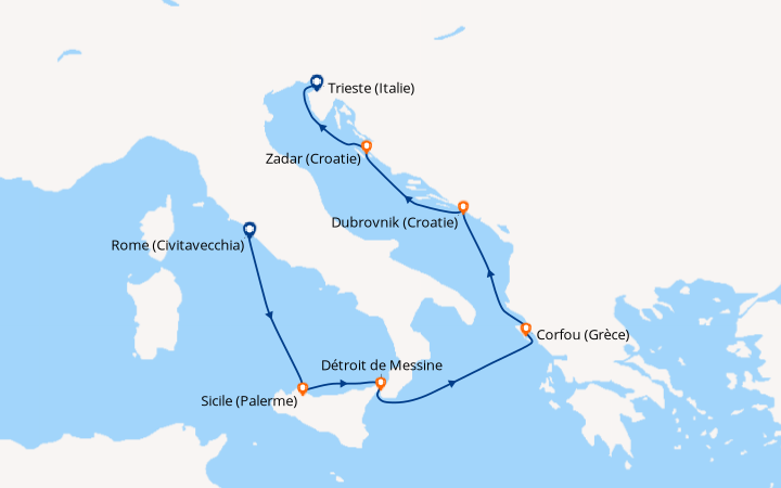 Croisiere Rome (Civitavecchia), En mer, Sicile (Palerme... - 8015425