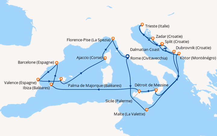 Croisiere Rome (Civitavecchia), En mer, Malte (La Valet... - 8015316