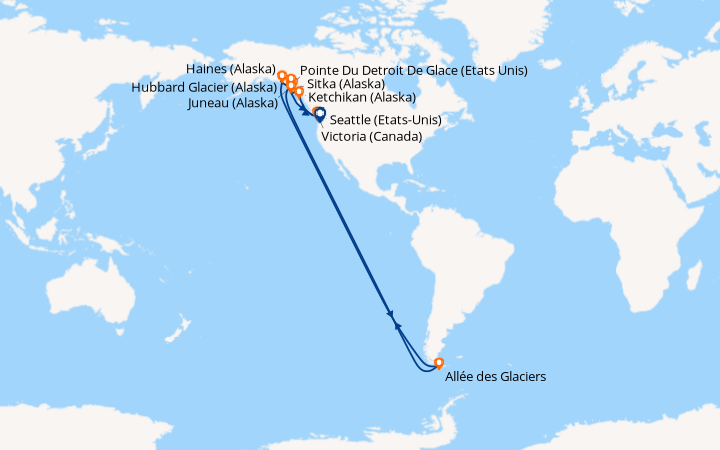 Croisiere Seattle (Etats-Unis), En mer, Ketchikan (Alas... - 8015156