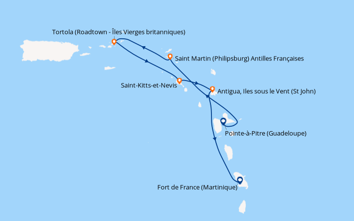 Croisiere Pointe-à-Pitre (Guadeloupe), Saint Martin (Ph... - 8014308