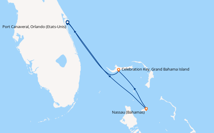 Croisiere Port Canaveral, Orlando (Etats-Unis), Nassau ... - 8014389