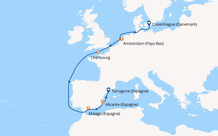 Croisiere Copenhague (Danemark), En mer, Amsterdam (Pay... - 8014996