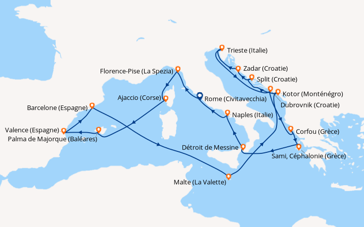 Croisiere Rome (Civitavecchia), En mer, Florence-Pise (... - 8015388