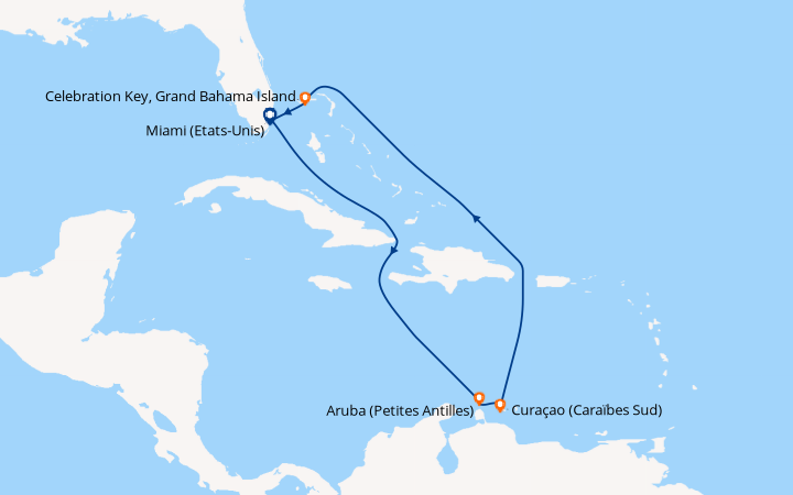Croisiere Miami (Etats-Unis), En mer, En mer, Aruba (Pe... - 8014647